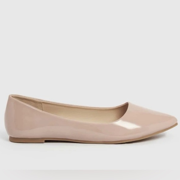 Shoes | Blush Pink Pointy Toe Ballet Flat | Poshmark